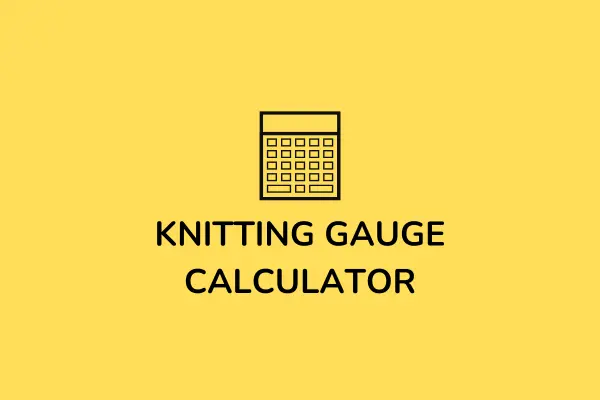Knitting Gauge Calculator Textile Calculator